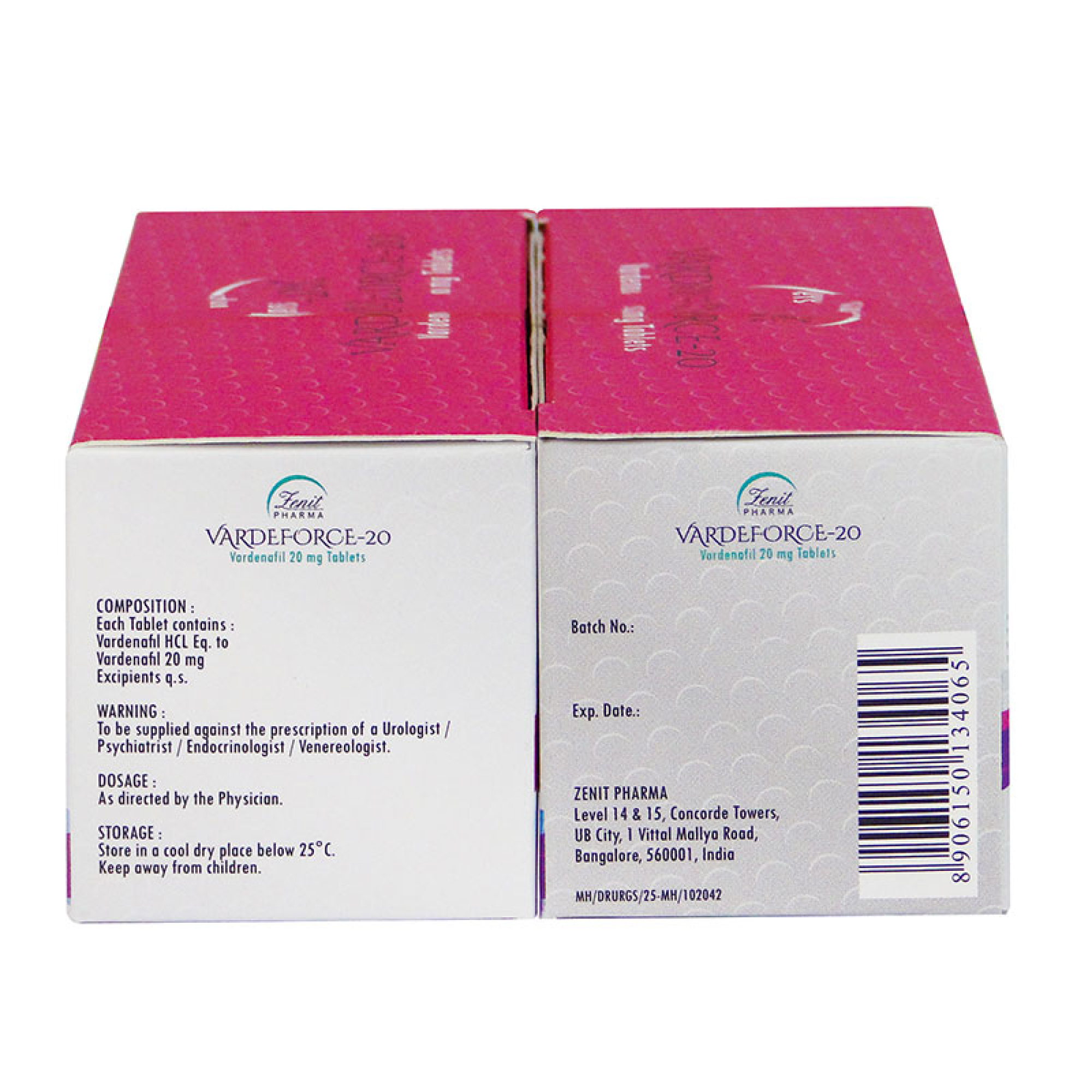 Vardeforce 20 mg Disponibile - Erezioneinpillole.to